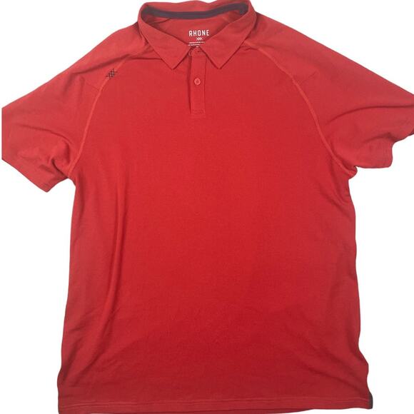 RHONE | Shirts | Rhone Mens Size Xl Short Sleeve Polo Shirt Rosewood ...
